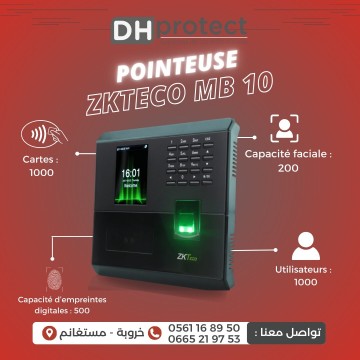 Pointeuse multi biométrique faciale et empreinte ZKTeco MB10 Mostaganem Mostaganem - Ouedkniss ...