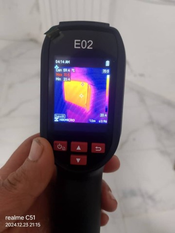 Caméra thermique E02,SuperIR Résolution IR 240x240 avec caméra visible ...