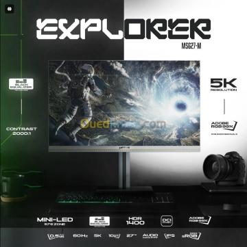 ECRAN MATOS EXPLORER MSG27-M 5K - 60HZ FAST IPS - 0.5MS - RGB - DCI-P3 ...