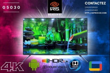 IRIS GOOGLE TV 55"G5030 ANDROID 4K UHD Alger Hussein dey - Ouedkniss.com - Algérie