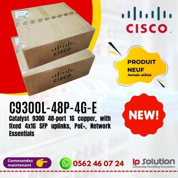CISCO Switch C9300L-48P-4G-E 48-port 1G copper,with fixed 4x1G SFP ...