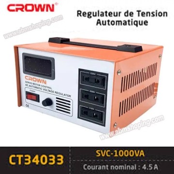 Stabilisateur, Régulateur de tension automatique 1000VA | Crown Alger Bordj el kiffan ...
