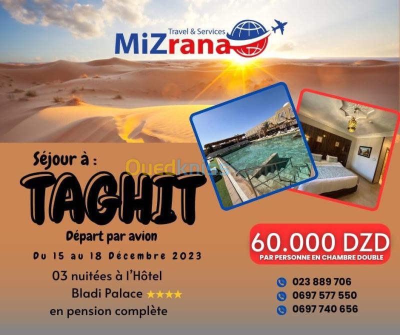 séjour exceptionnel à Taghit - Alger