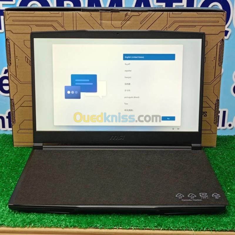 ThinGf63 12 VF i7 12650H RAM 16 GB 512SD RTX 4060 écran 15.6 144HZ Neuf jamais utilisé - Alger ...