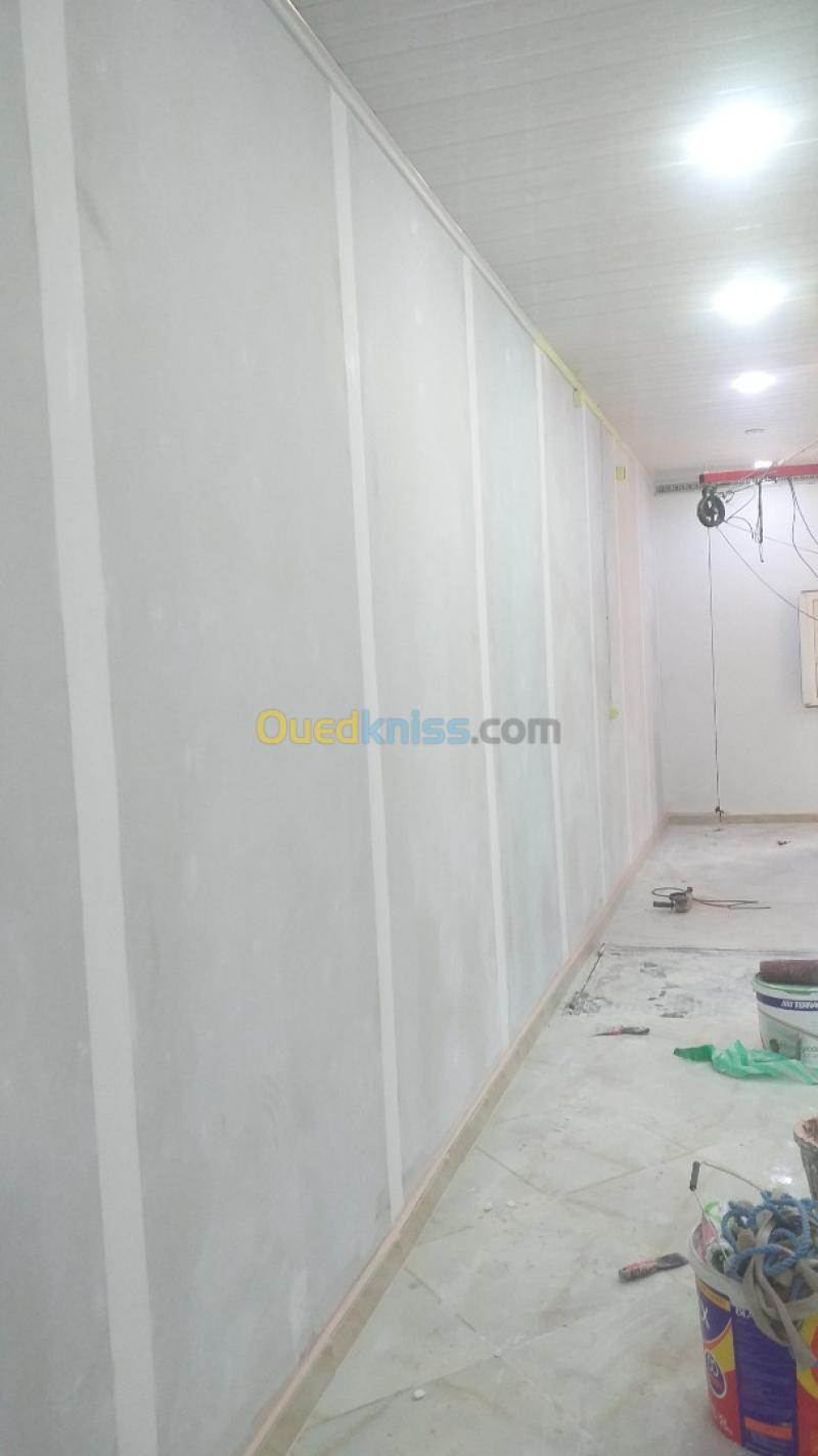 Décoration plâtre/ BA13 / peinture/ PVC - Oran Algérie
