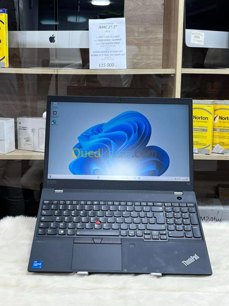 LENOVO THINKPAD T15 GEN 2 I5 VPRO 1145G7 16GO 256GO SSD ECRAN 15.6 ...