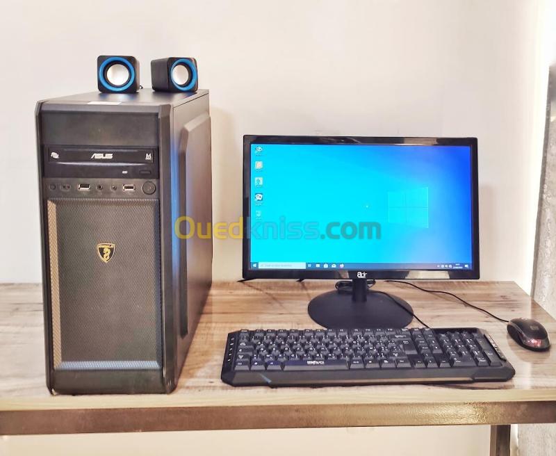 PC BUREAU H61 ESONIC i3-3eme GENERATION HDMI / ECRAN ADR 19\" CLAVIER ...